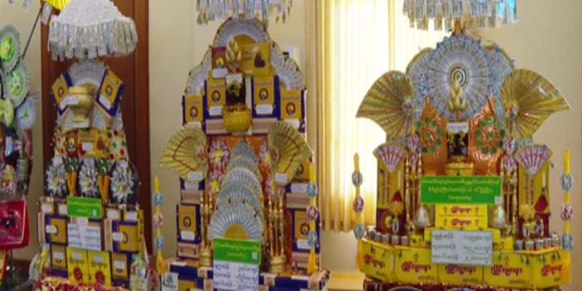 Kathina Robe Offering Ceremony: Over 112.9 million kyats worth ...